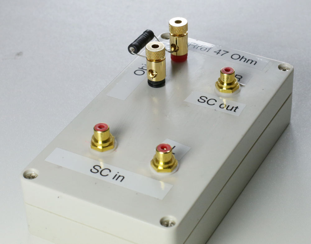 Impedanzmessung mit REW